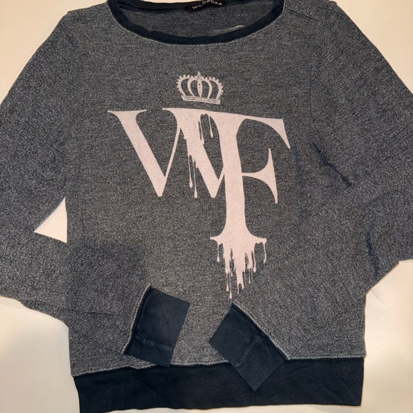 Wildfox | Tops | Rare Original Wildfox Baggy Beach Jumper Charcol With ...